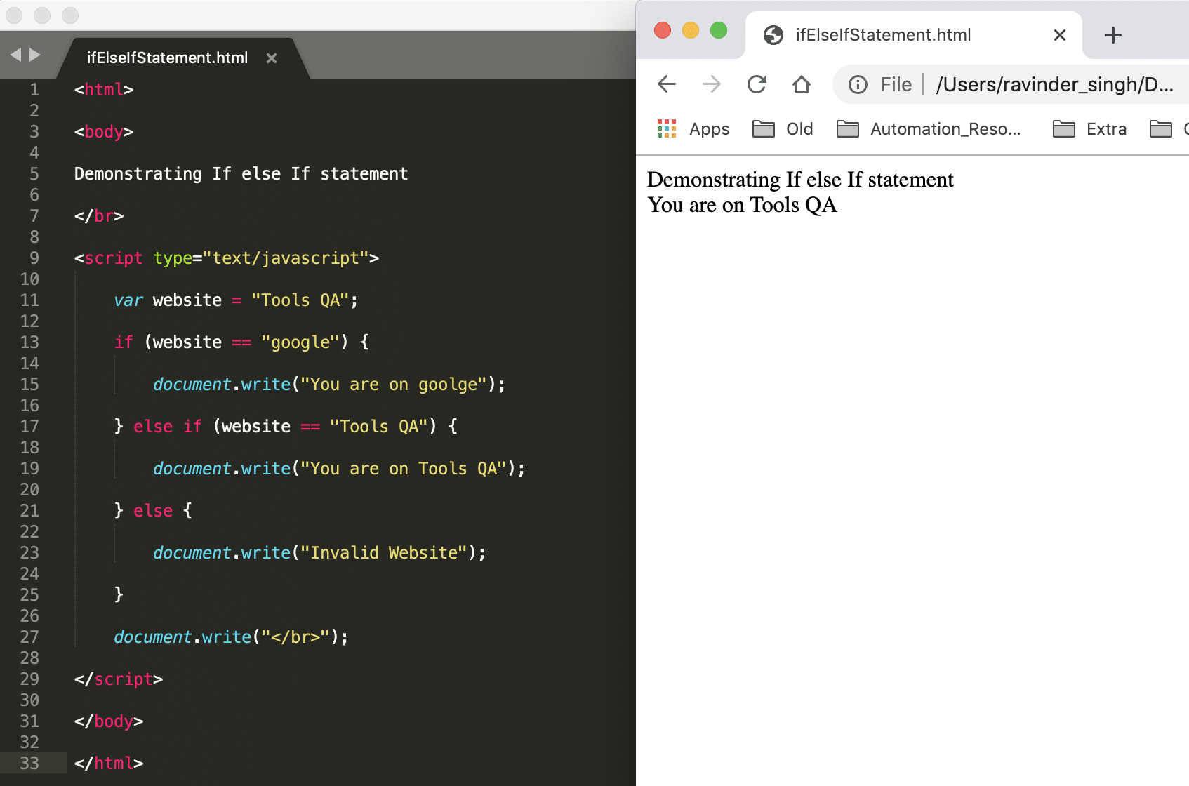 What Is A Conditional Statement In JavaScript Or A Desicion Statement 